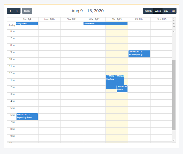 GitHub - meggistorvard/fullcalendar: FullCalendar is a JavaScript Event ...